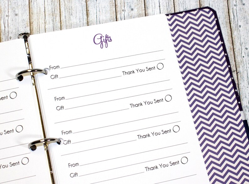 Gift Recording Book Gift Log Bridal Shower Book Wedding - Etsy
