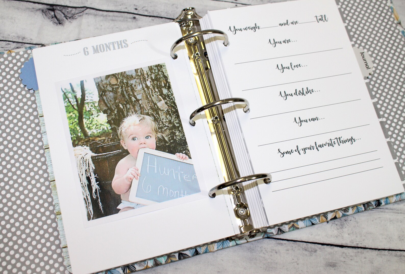 Baby Journal Baby Memory Book Baby Boy Baby Book Tribal | Etsy