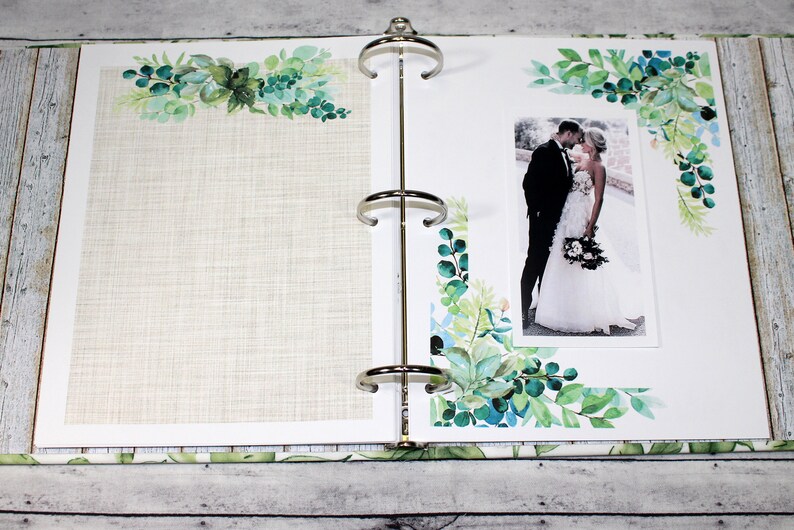 Wedding Memory Book Rustic Wedding Guest Book Wedding Photo | Etsy