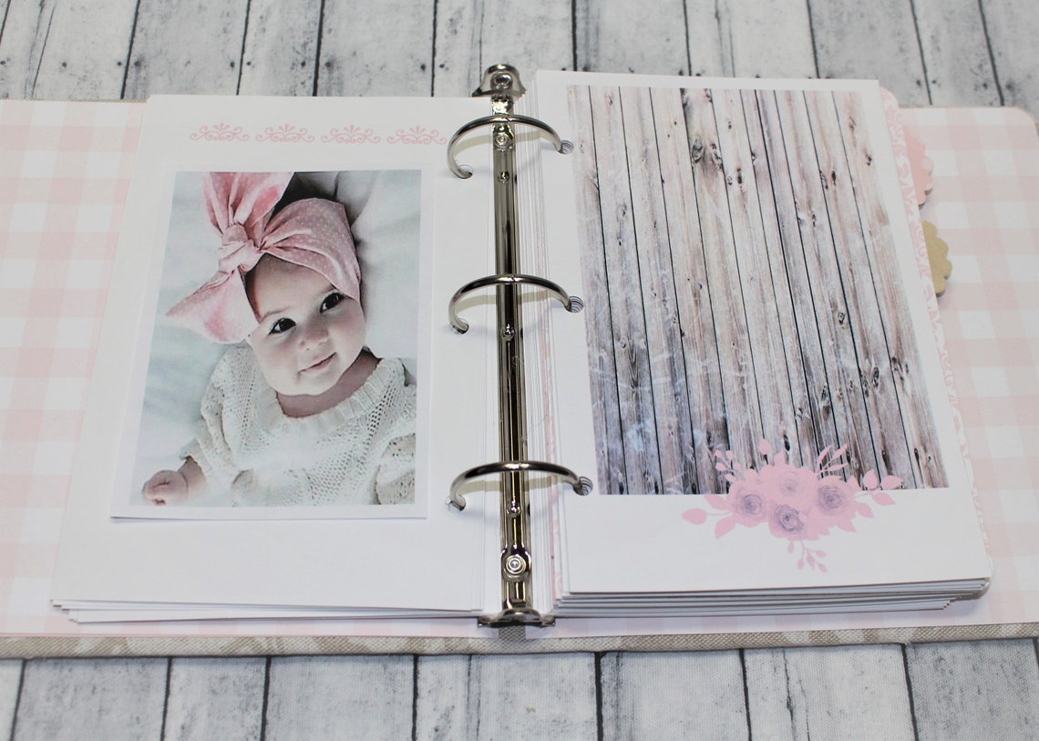 BABY Journal Baby Memory Book Baby Girl Baby Book Milestone | Etsy