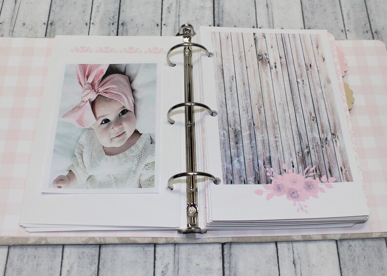 BABY Journal Baby Memory Book Baby Girl Baby Book Milestone | Etsy