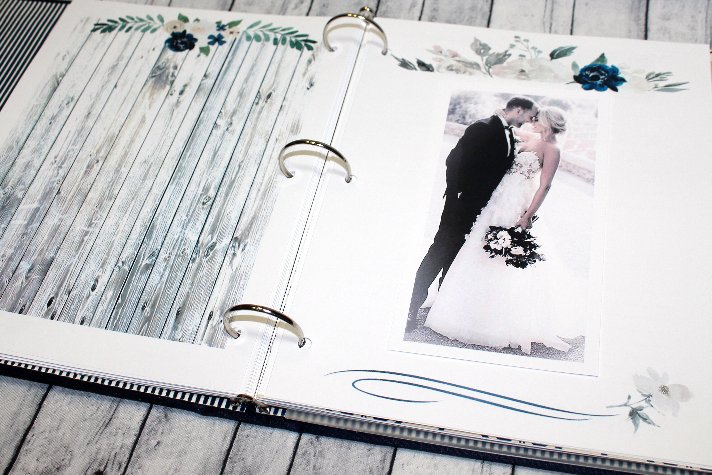 Wedding Memory Book Navy Memory Book Navy Guest Book with - Etsy.de