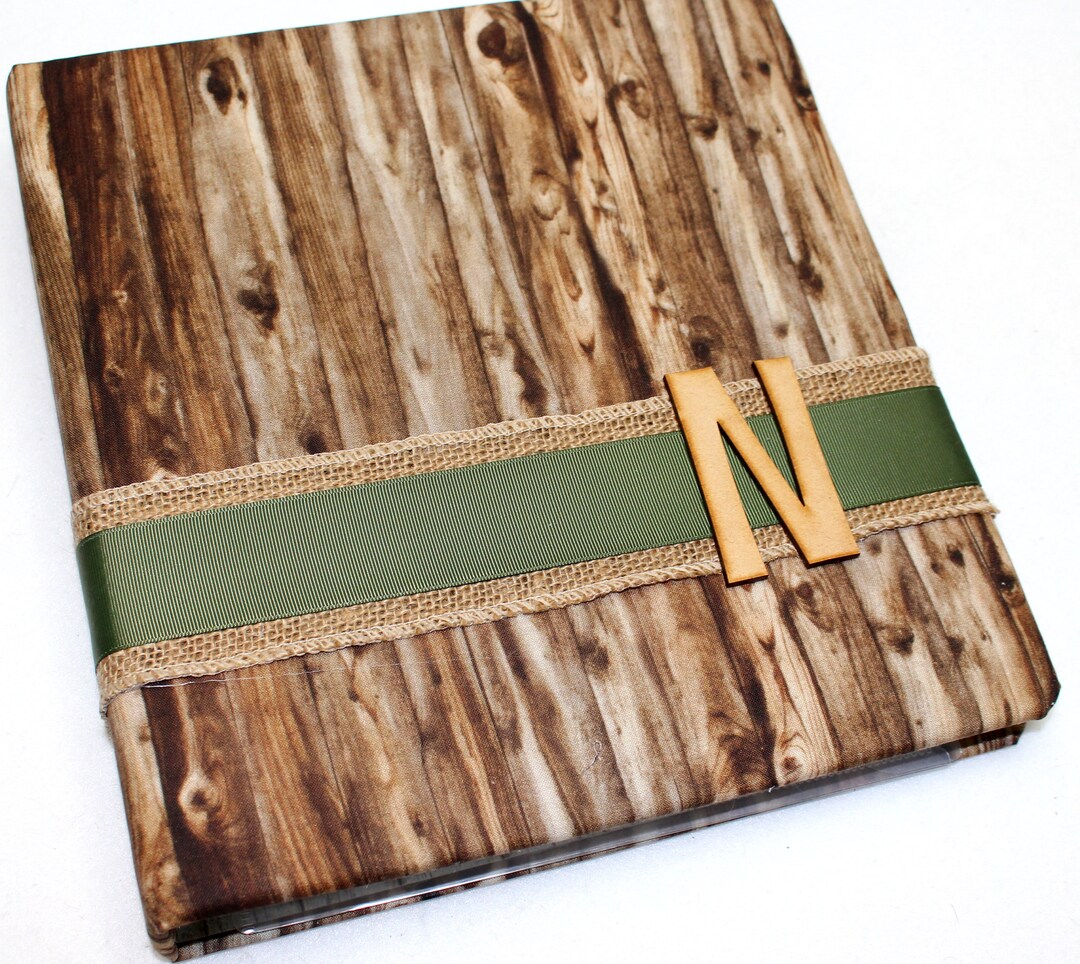Baby Memory Book, Baby Book Boy, Woodland Baby Book, Rustic Baby Book ...