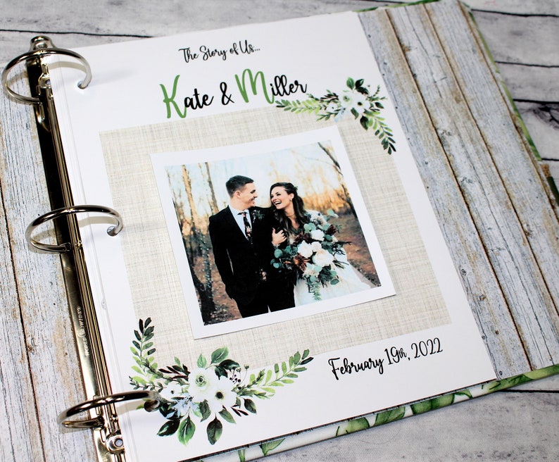 Wedding Memory Book Rustic Wedding Guest Book Wedding Photo | Etsy