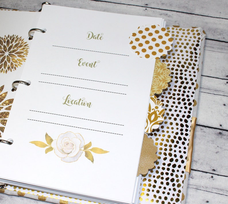 Gift Log, Gift Recording Book, Bridal Shower Gift Recording Book ...