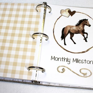 Baby Memory Book, Personalized Baby Book, Western Baby Book, Cowboy ...