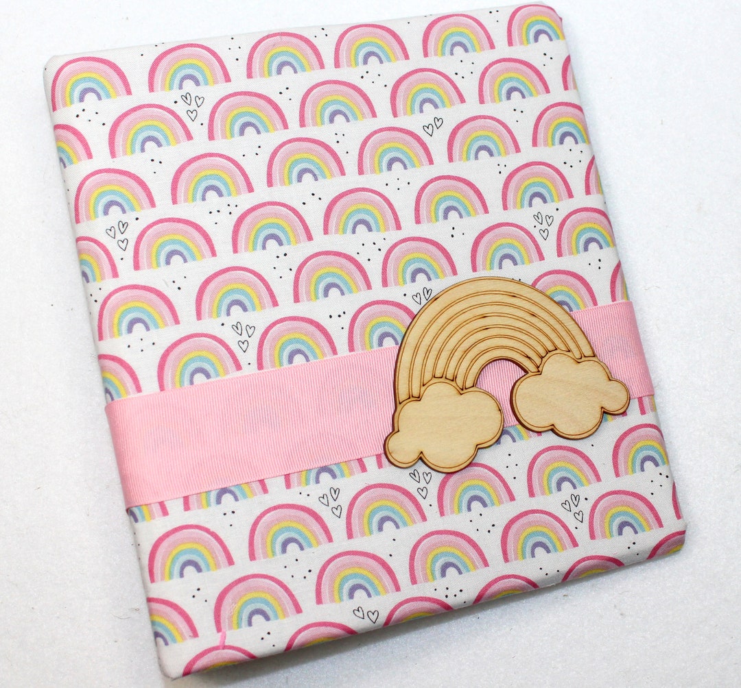 Baby Journal, Rainbow Baby Book, Baby Memory Book, Baby Girl Baby Book ...