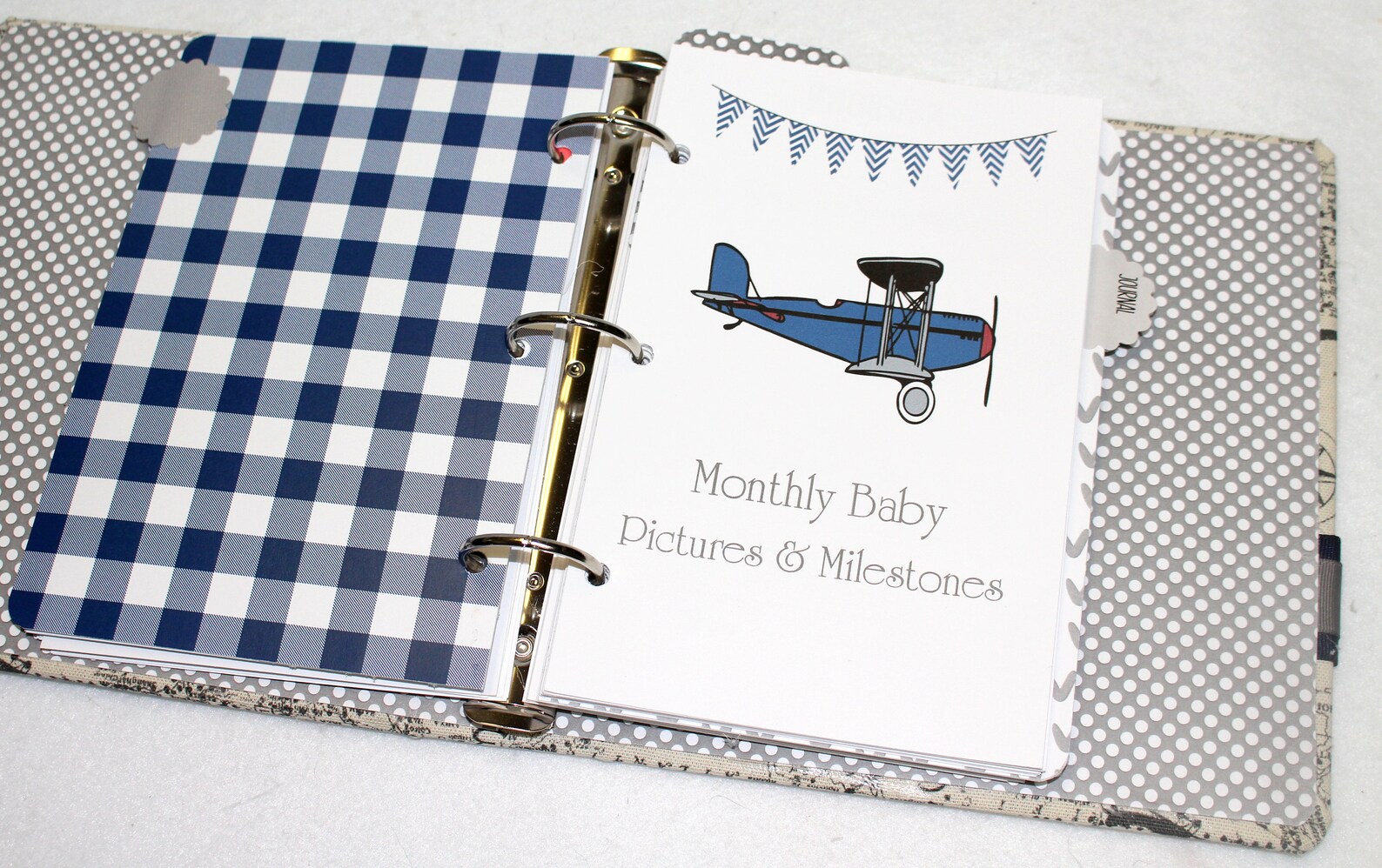 BABY Journal Baby Memory Book Monthly Milestones Baby Boy - Etsy