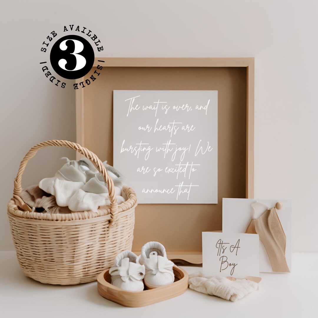 Gender Reveal Post Gender Reveal Instagram Template Instagram Story ...