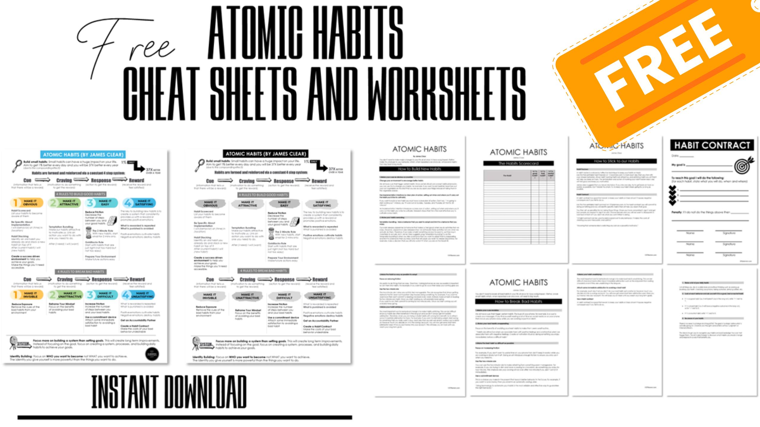 NEW Atomic Habits BUNDLE an Easy & Proven Way to Build Good Habits and ...