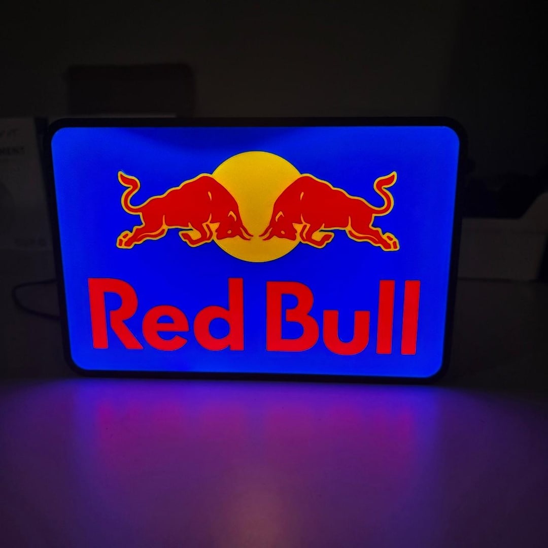 RED BULL LED Light - Etsy