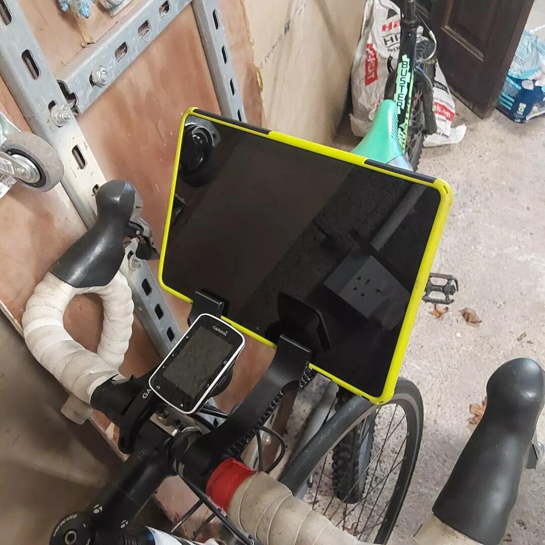 3D Printed Bike Turbo Trainer Tablet Holder, Turbo Trainer Tablet ...