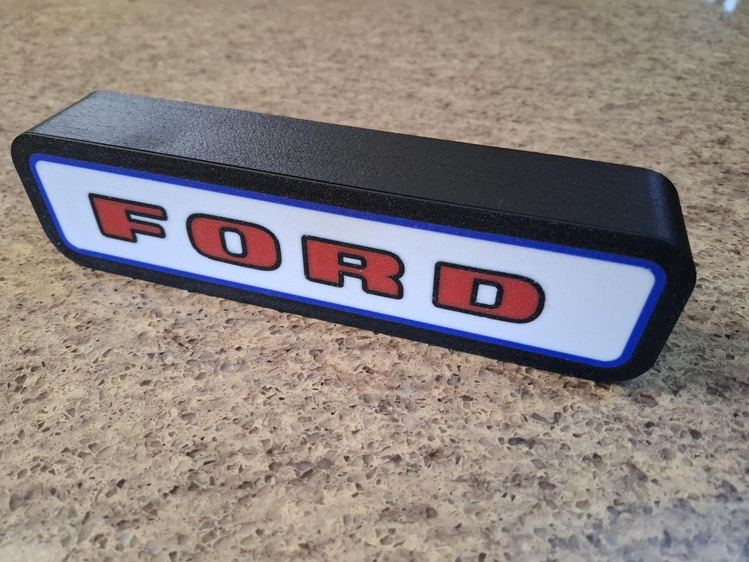 Custom Ford Tractor Logo Lightbox: Vintage Automobilia Collector's Gift ...