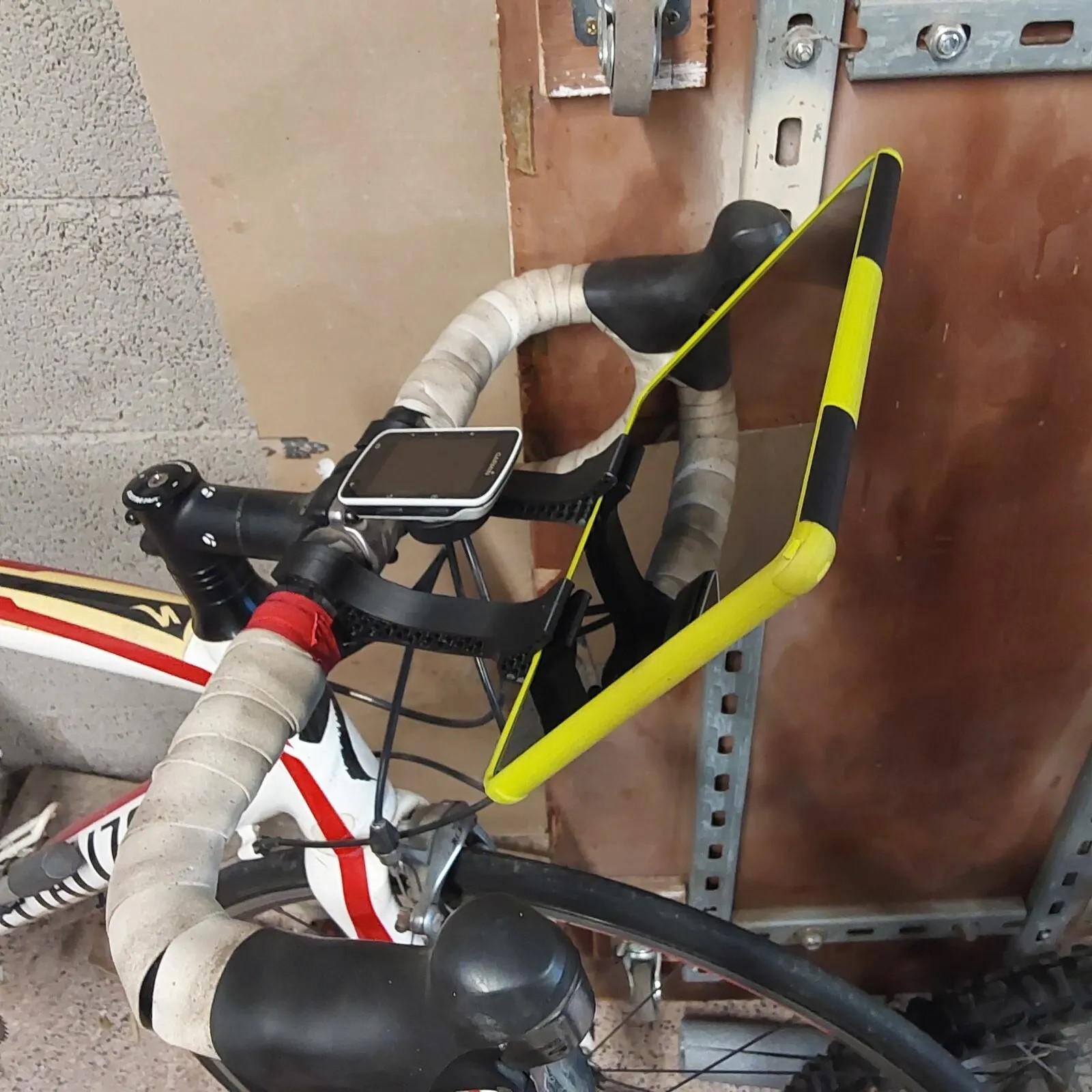 3D Printed Bike Turbo Trainer Tablet Holder, Turbo Trainer Tablet ...