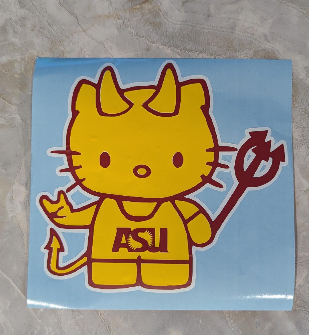 HK Meets ASU Decal - Etsy