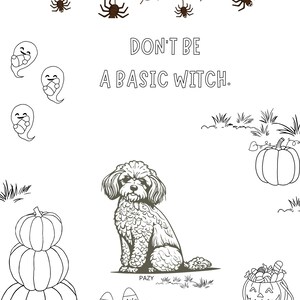 Halloween Rescue Animal Coloring Book Printable Digital Download 28 ...