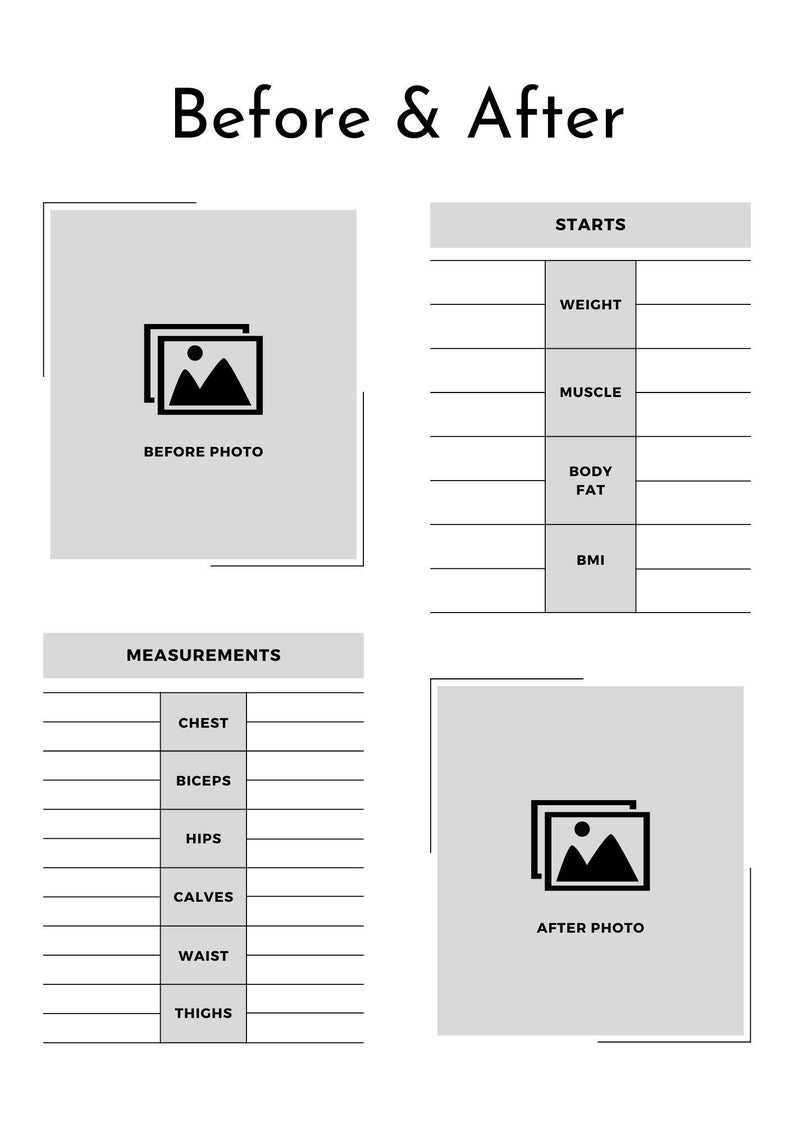 8-week Home Workout Plan Bundle: Weight Loss, Body Toning (digital ...
