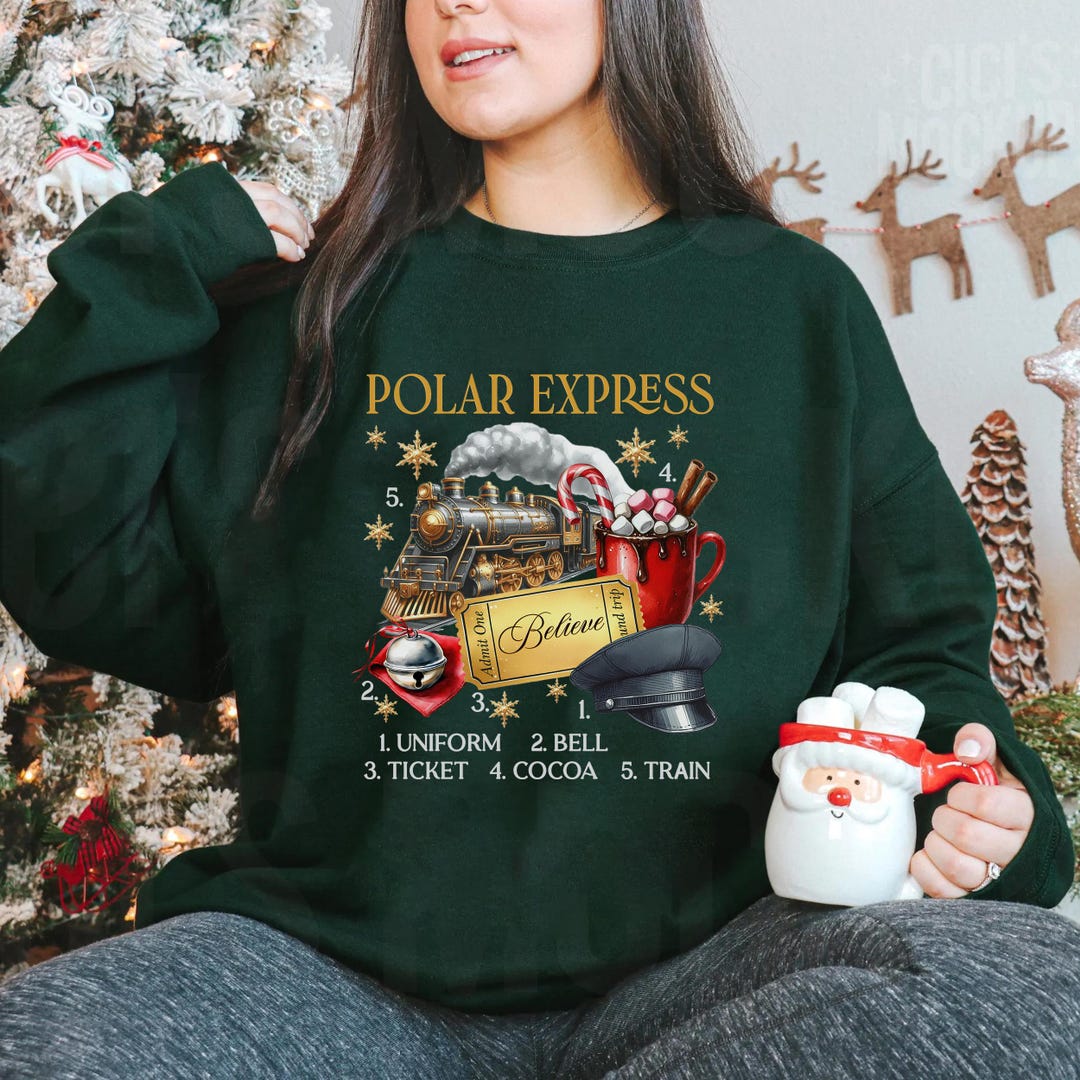 Polar Express Shirt, Polar Express Trip Shirt, Christmas Family Trip ...
