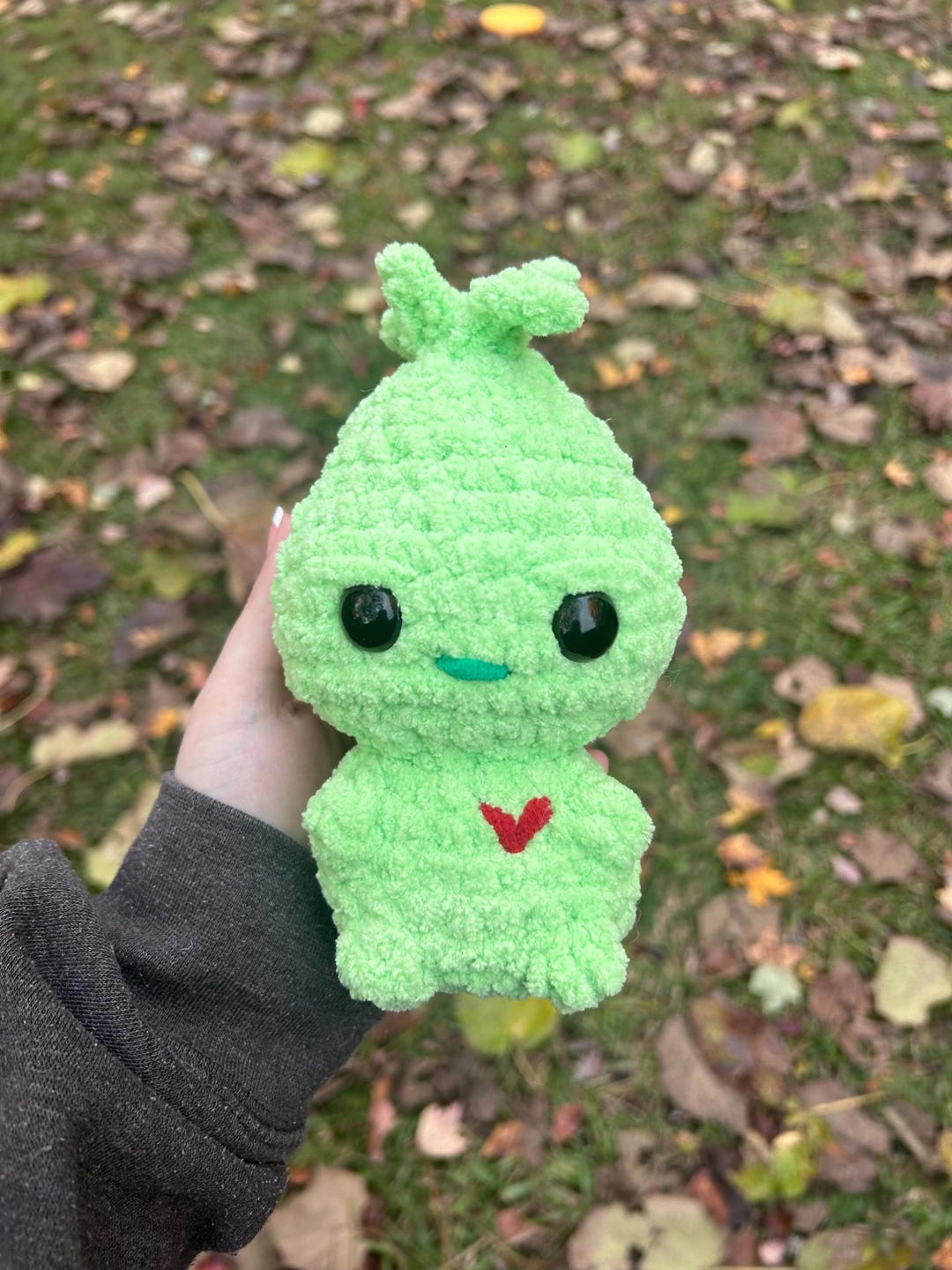 READY TO SHIP- Crochet Meanie Greenie - Etsy