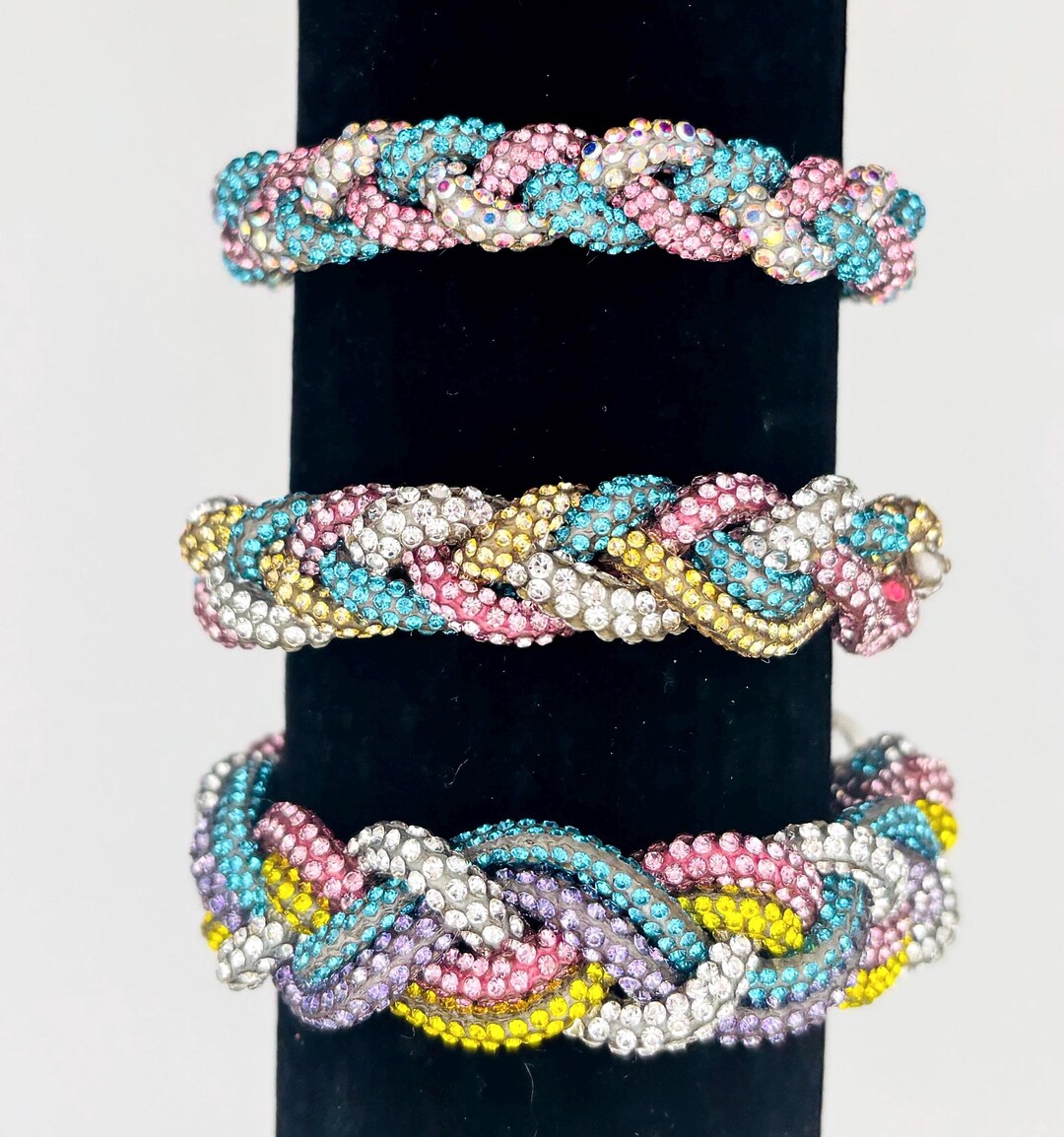Sparkling Easter Rainbow Braided Bracelets-springtime Baby Shower ...