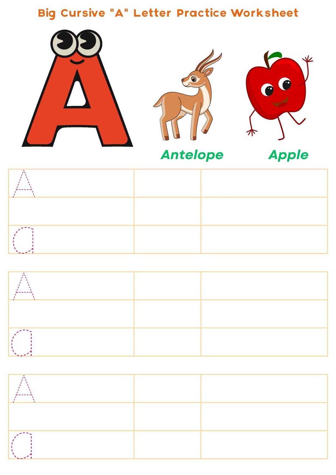 26 PAGES Alphabet Worksheets for Kids Printable Alphabet Learning ABC ...