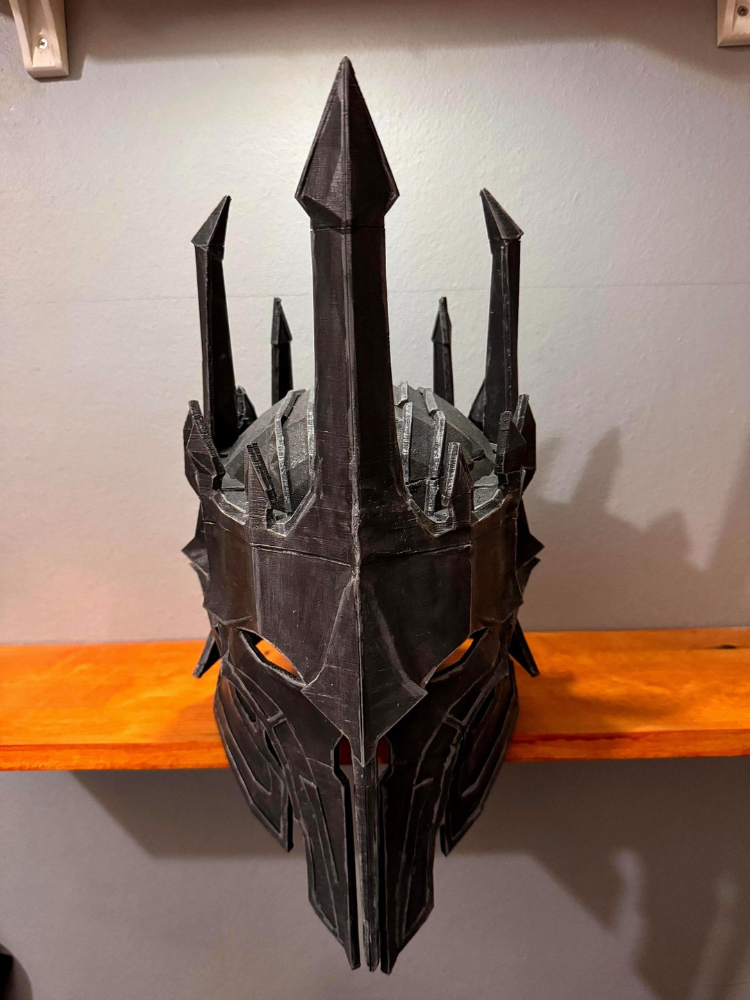 The Lord of the Rings Sauron Helmet 3D Print - Etsy UK
