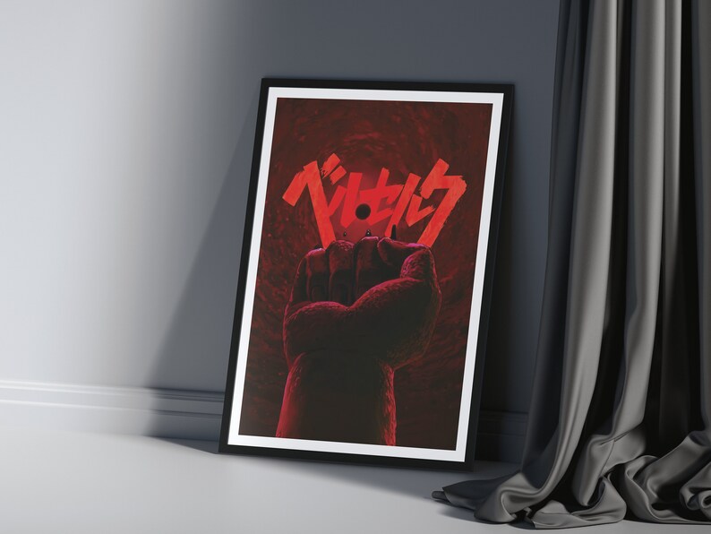 Berserk Poster 1997 God Hand Poster - Etsy