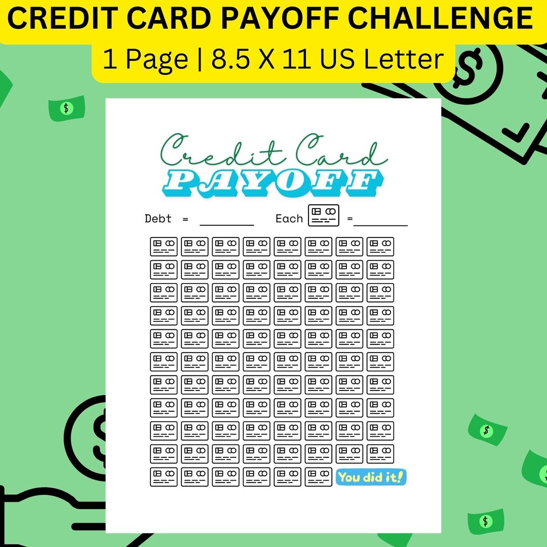 Credit Card Debt Tracker | Budgeting Tool | Financial Goal Tracker ...