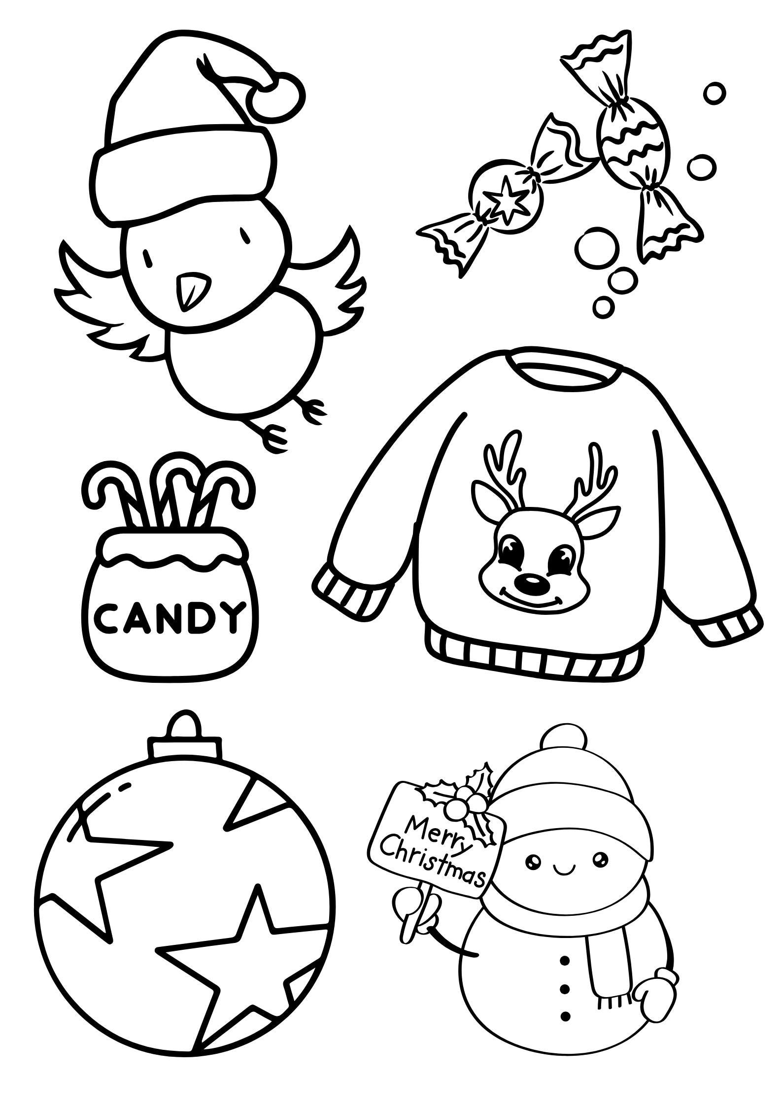 55 Christmas Colouring Pages for Kids - DIGITAL - Etsy