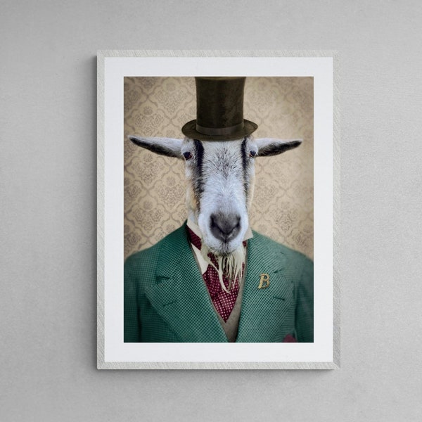 Goat Print - Etsy Canada