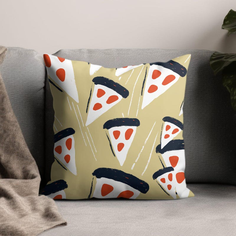 Pizza Pillow - Etsy