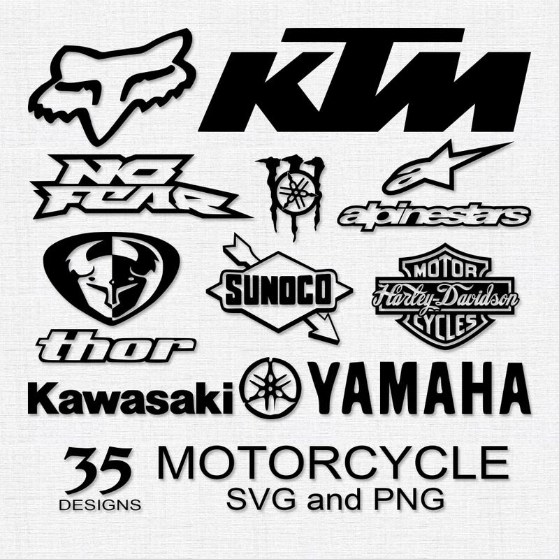 Motorcycle Claw Sticker - Etsy