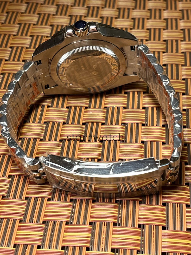 Custom Seiko Batman Batgirl GMT Mod 40MM Diver Watch NH34 Automatic Movement, Sapphire Crystal ...