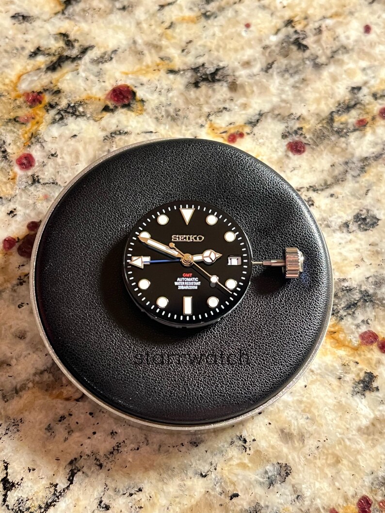 Custom Seiko Batman Batgirl GMT Mod 40MM Diver Watch NH34 Automatic ...