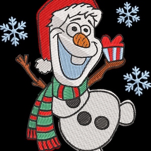 Olaf Embroidery Design, Olaf With Snowflake,patterns for Machine ...