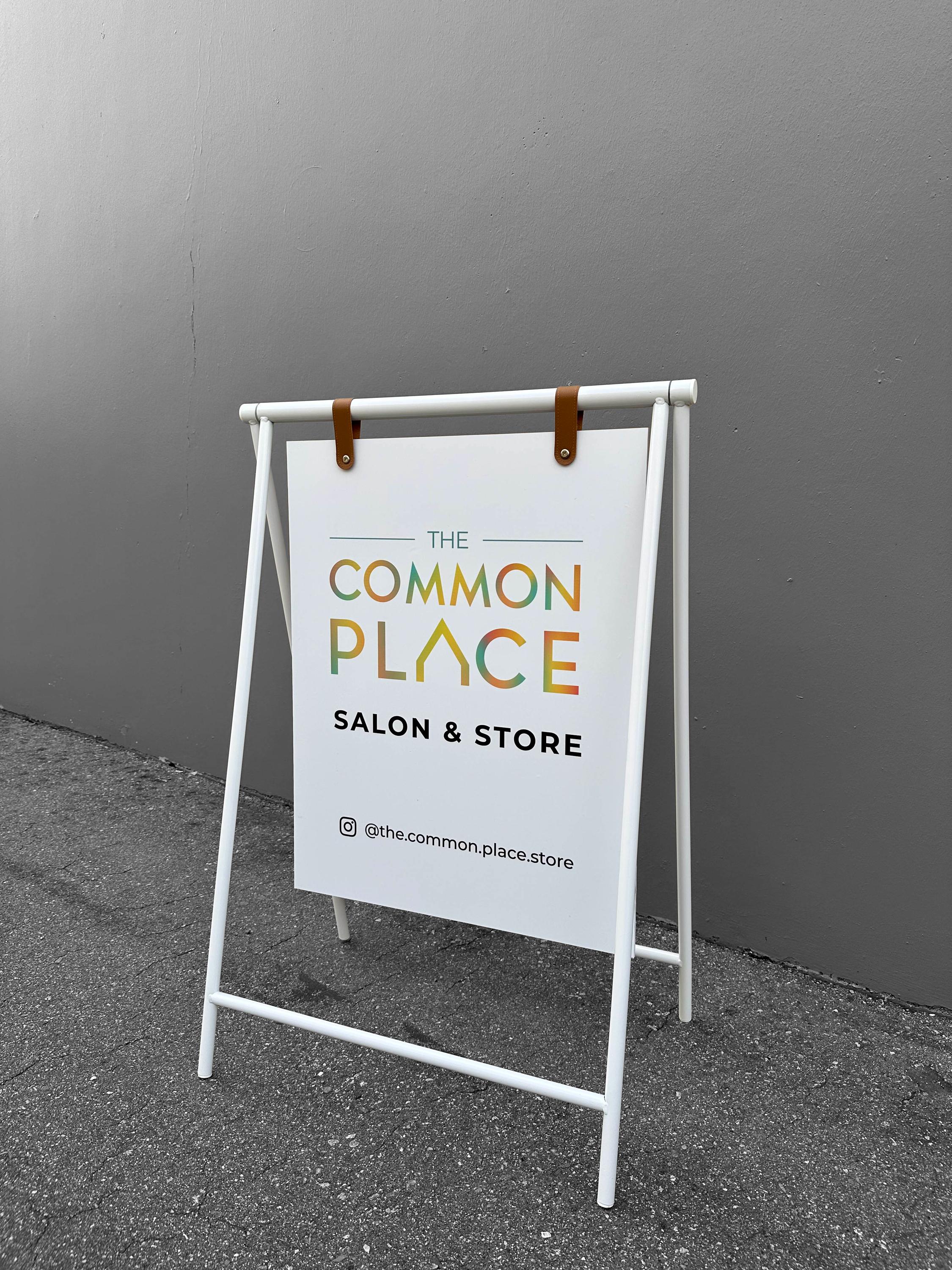Metal A-frame Sidewalk Sign With PVC Panel | Double Sided Outdoor ...