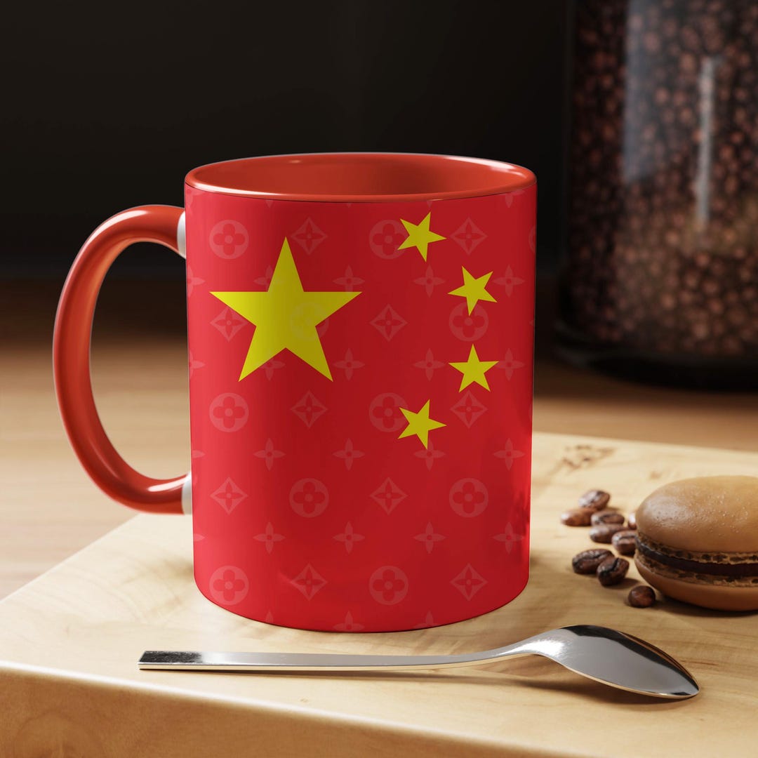 China Mug, Cultural Mugs, World Flag Cup, Gifts for Expats ...