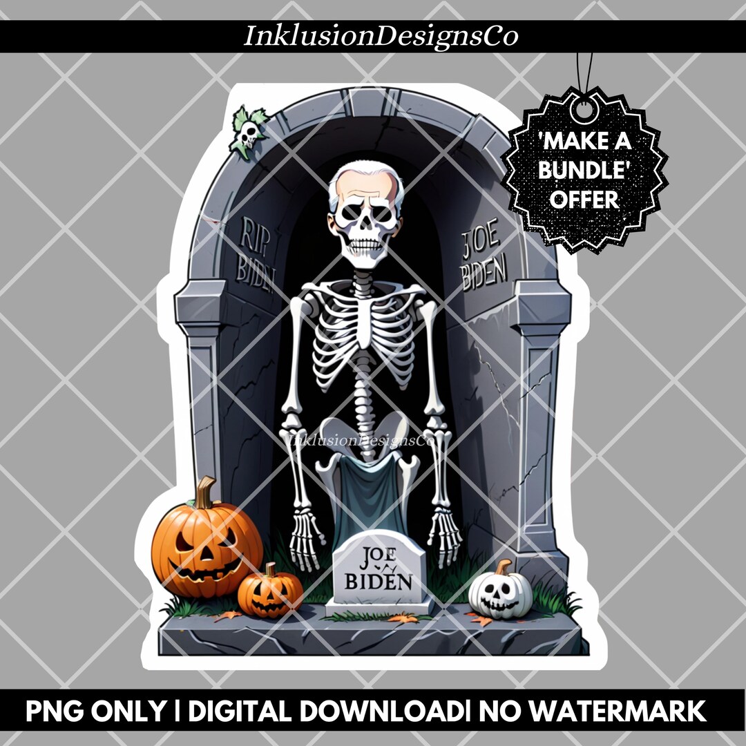 Funny Joe Bi Den Halloween Png for Tshirts, Democrat Political Png ...