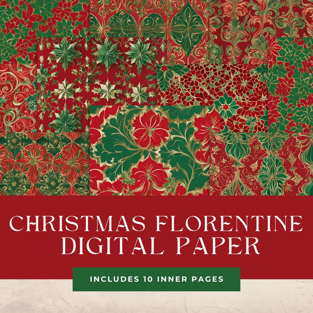 Beautiful Printable Florentine Paper - Digital Download for ...