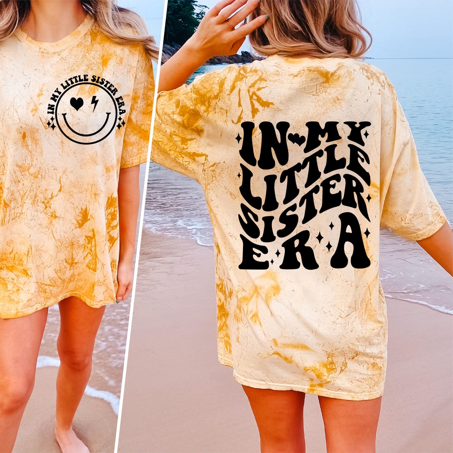 Little Sister Era SVG PNG PDF: Matching Sister Shirt (digital Download ...