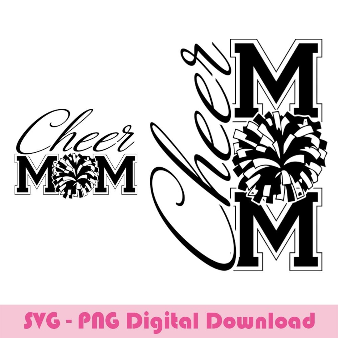 Cheer Mom SVG PNG: Game Day Cheerleader Design (digital Download) - Etsy