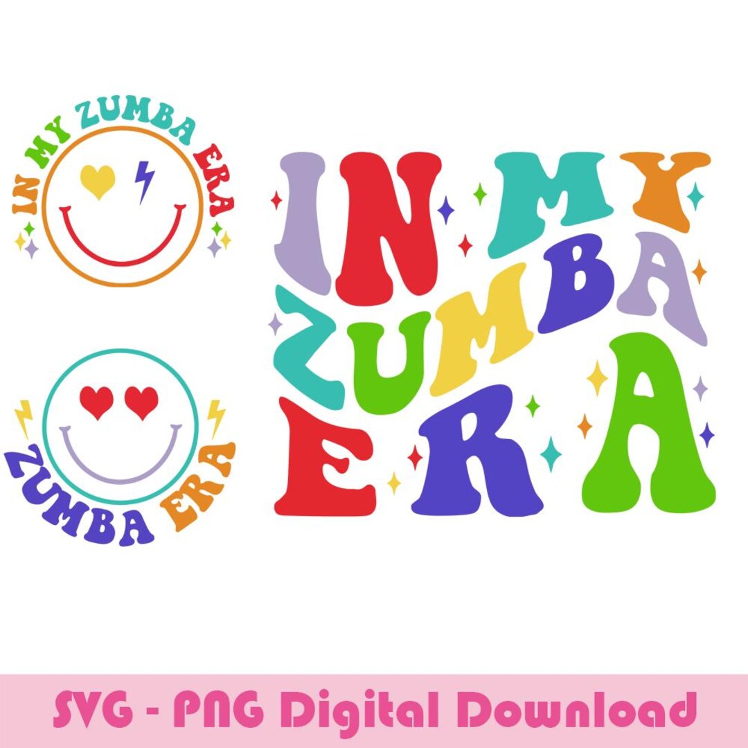 Zumba Era Png, in My Zumba Era Svg, Zumba Fitness Png, Zumba Dance Svg ...
