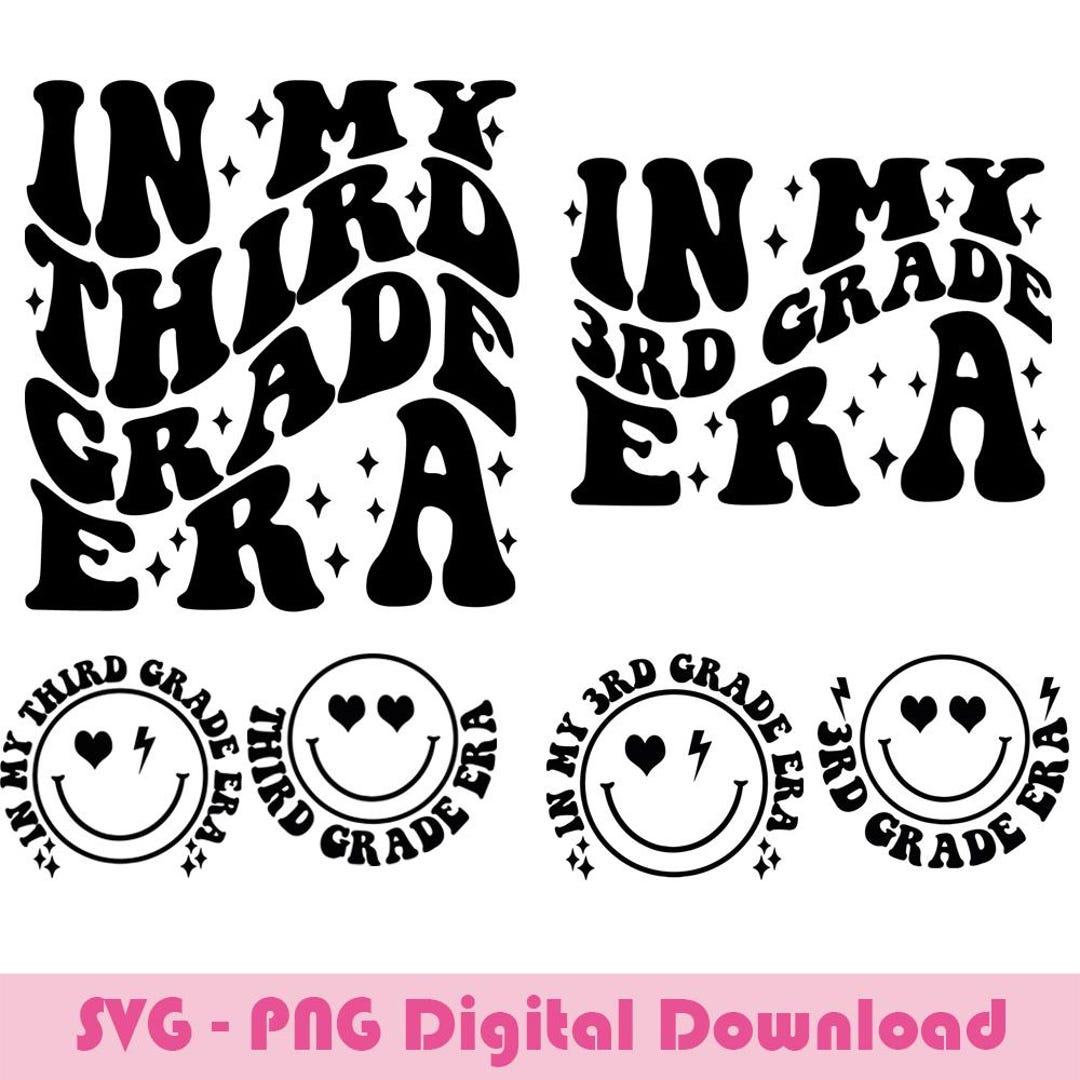 In My Third Grade Era SVG PNG: Back to School (digital Download) - Etsy
