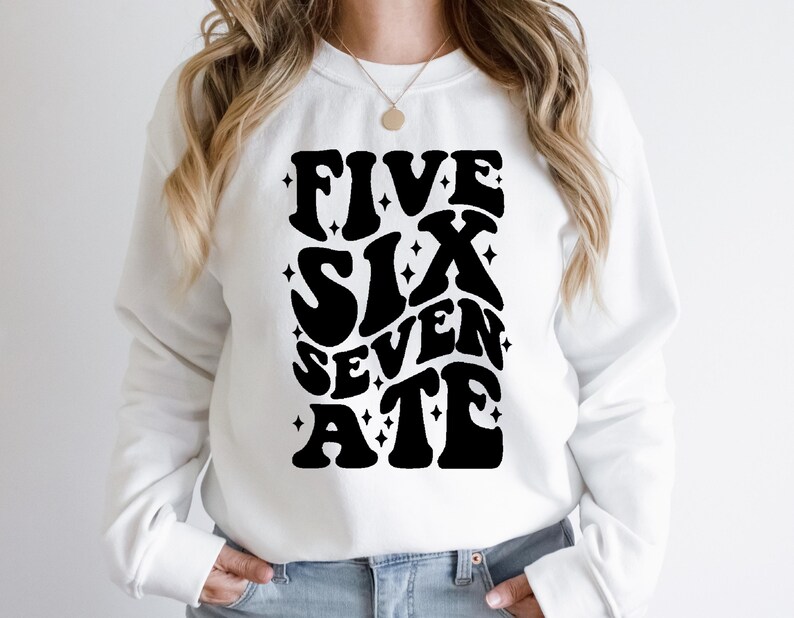 In My Cheer Era SVG PNG: Five Six Seven Ate Design (digital Download ...