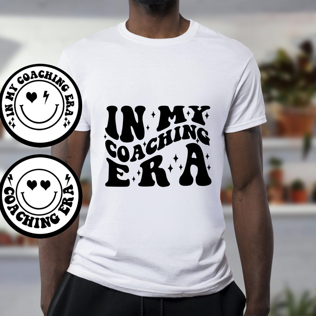 In My Coaching Era SVG - Cheerleading Coach Shirt Design (digital ...