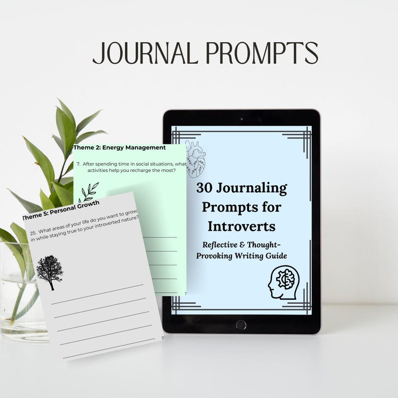 30 Journaling Prompts for Introverts, Self-reflection & Personal Growth ...