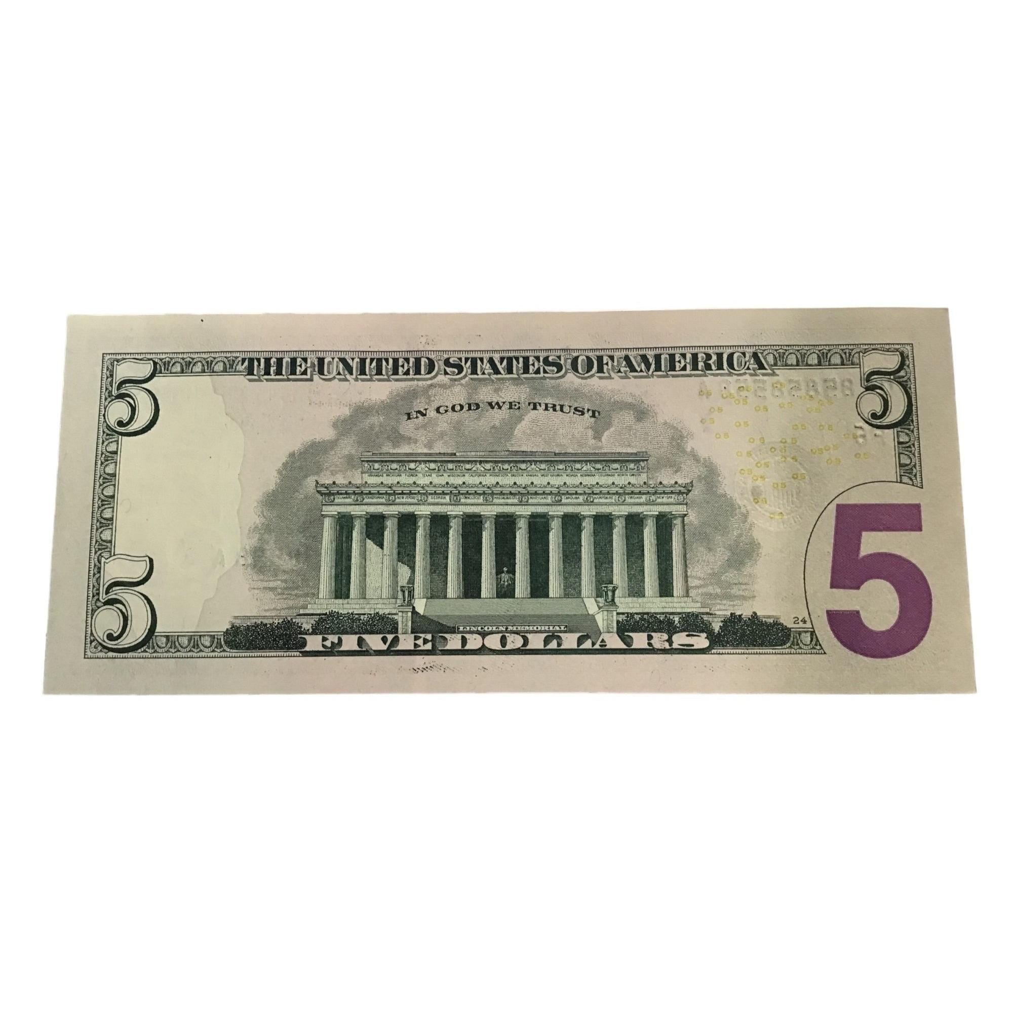 Fancy Serial Number BINARY REPEATER 5 Dollar Bill GEM 58585885 - Etsy