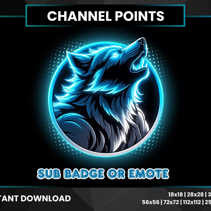 Sub Twitch Badge Crow - Etsy