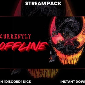 Animated Twitch Stream Pack | Animated Screens | Webcam Overlay ...