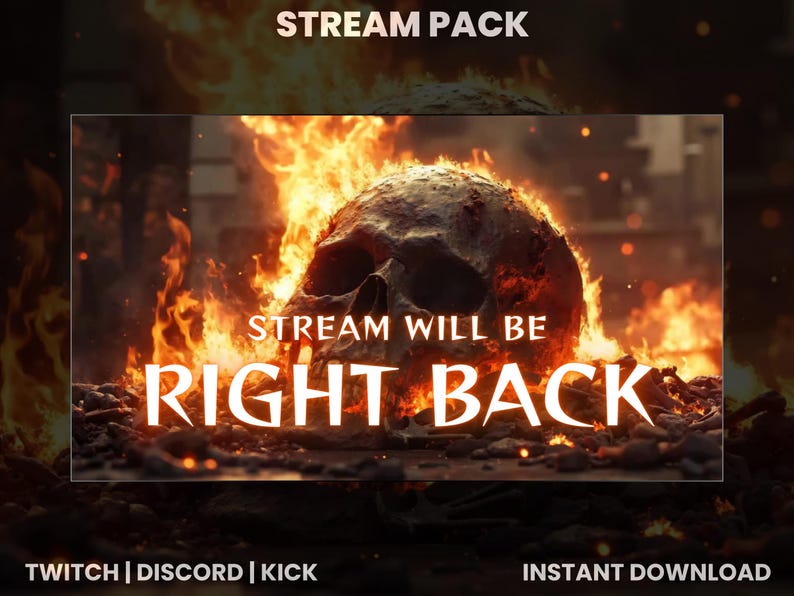 Animated Twitch Stream Pack | Twitch Screen Overlay | Animated Screens ...